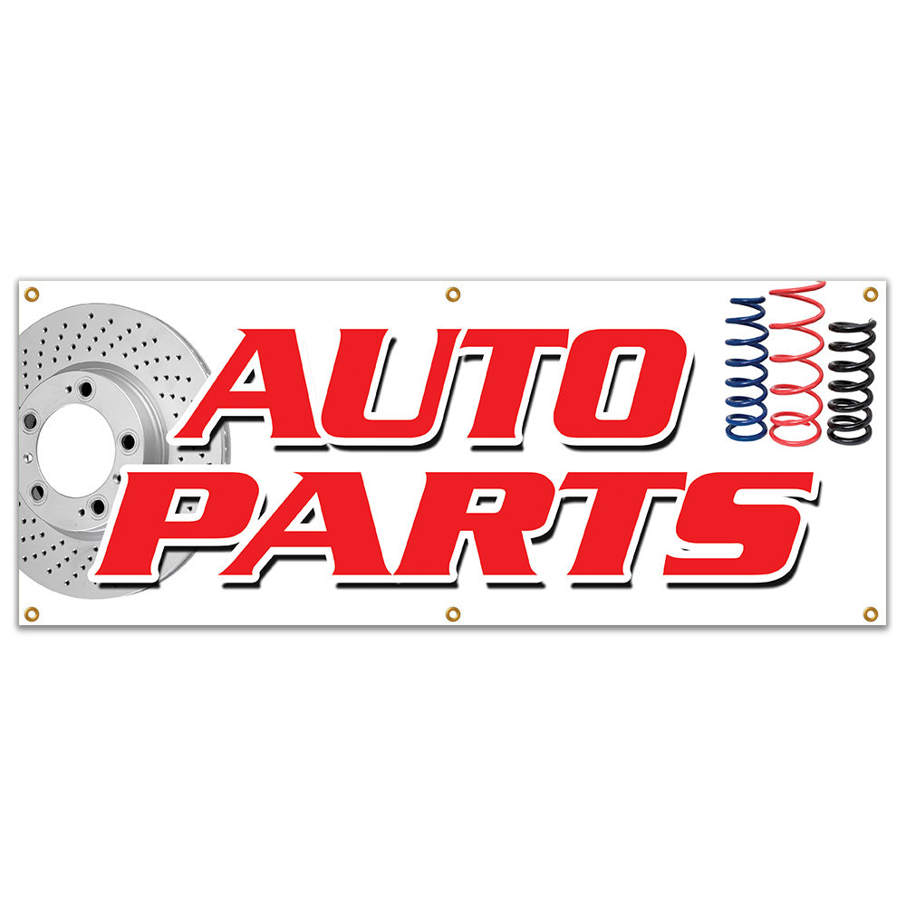 SignMission Auto Parts Banner Sign | Wayfair