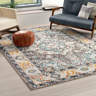 Mistana™ Osias Oriental Blue/Beige/Brown Area Rug & Reviews | Wayfair
