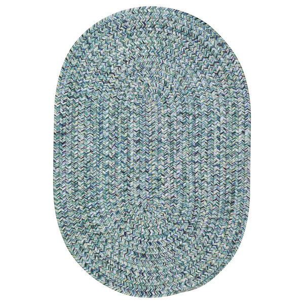 Highland Dunes Winchcombe Braided Blue Area Rug & Reviews | Wayfair