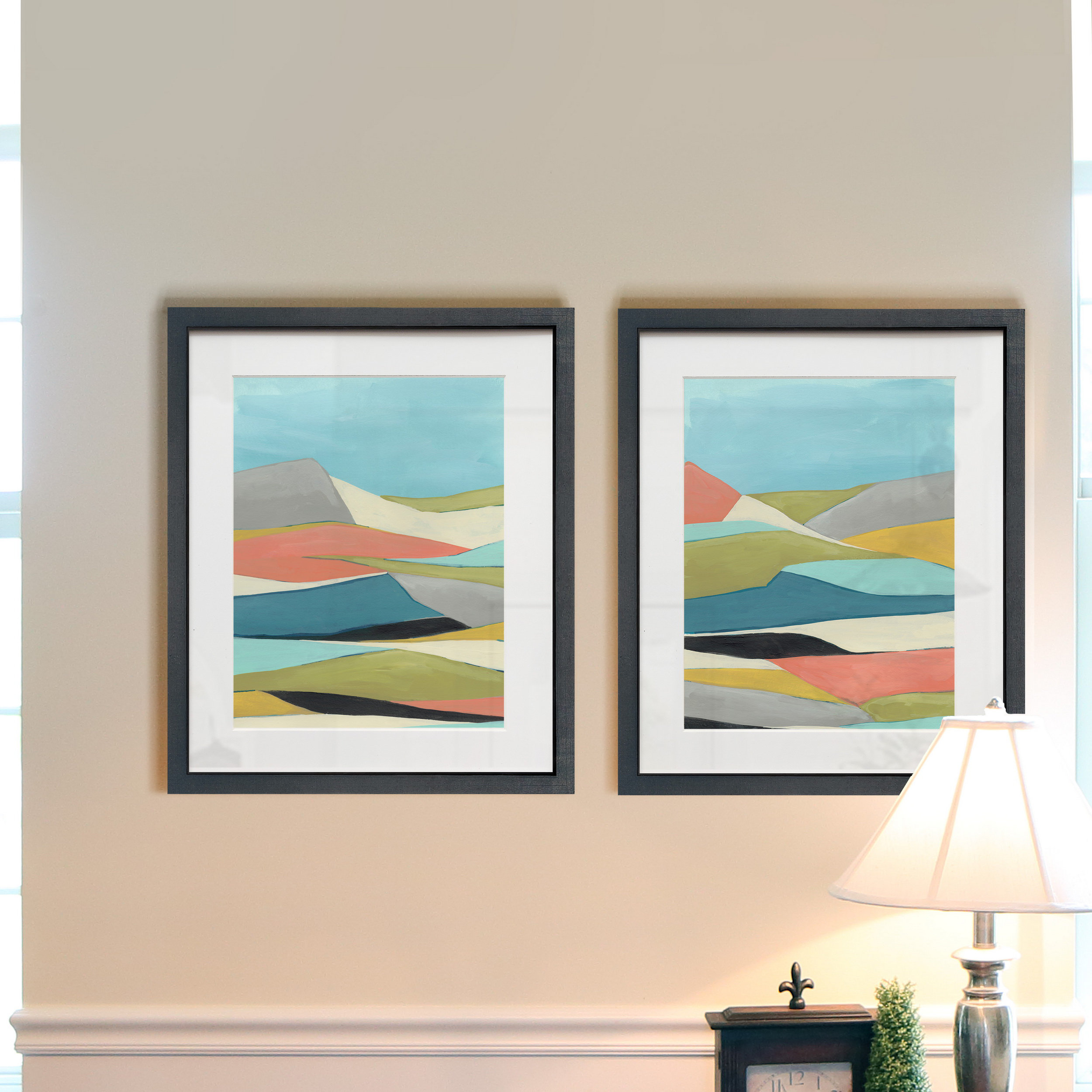 Latitude Run® Sunlit Graze II - 2 Piece Picture Frame Painting Print ...