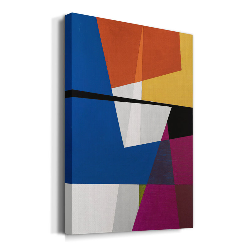 Ivy Bronx Modular V - Wrapped Canvas Graphic Art | Wayfair