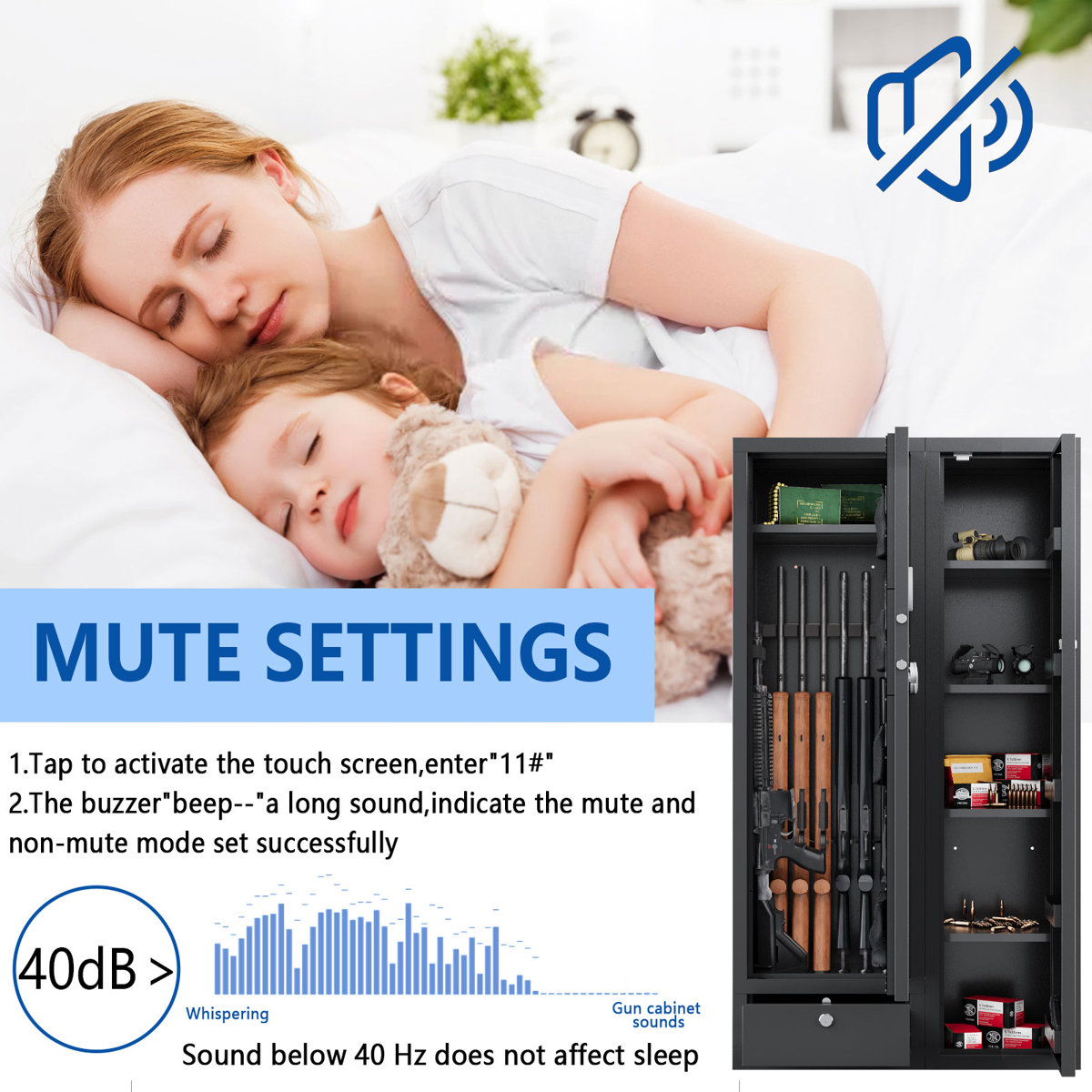 Kaer 15-20 Gun Safe,gun Safes For Home Rifle And Pistols,large Gun ...