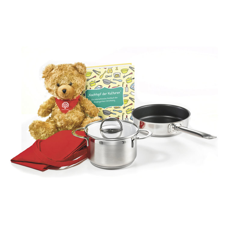 Schulte Ufer Little Lilly 6 Piece Stainless Steel Cookware Set ...