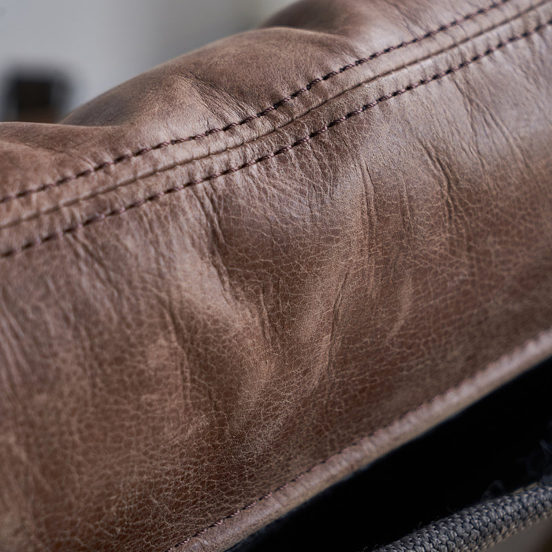 17 Stories Alyrah 29'' Wide Genuine Leather Accent Chair & Reviews ...