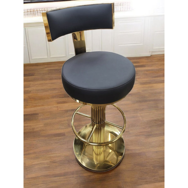 Infinity Furniture Import Infinity 43.3" Rotating Bar Stool | Perigold