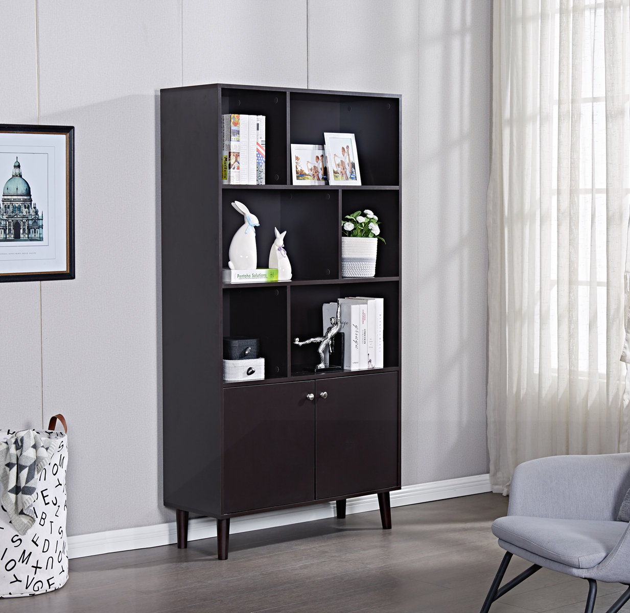 Corrigan Studio 67" Bookcase with Doors - Wayfair Canada