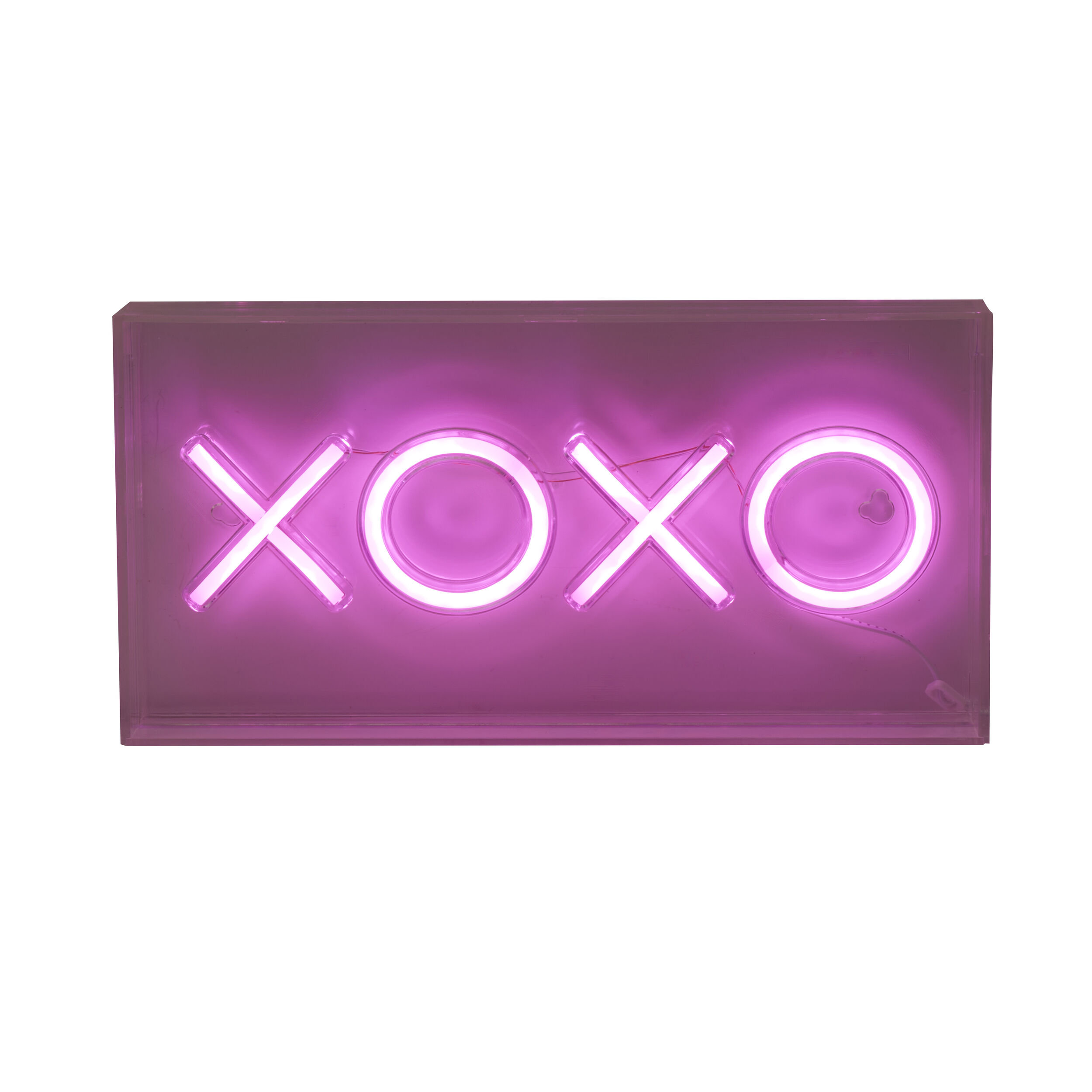 Elements "XOXO" Plastic LED Neon Sign, 12X6 Inch | Wayfair