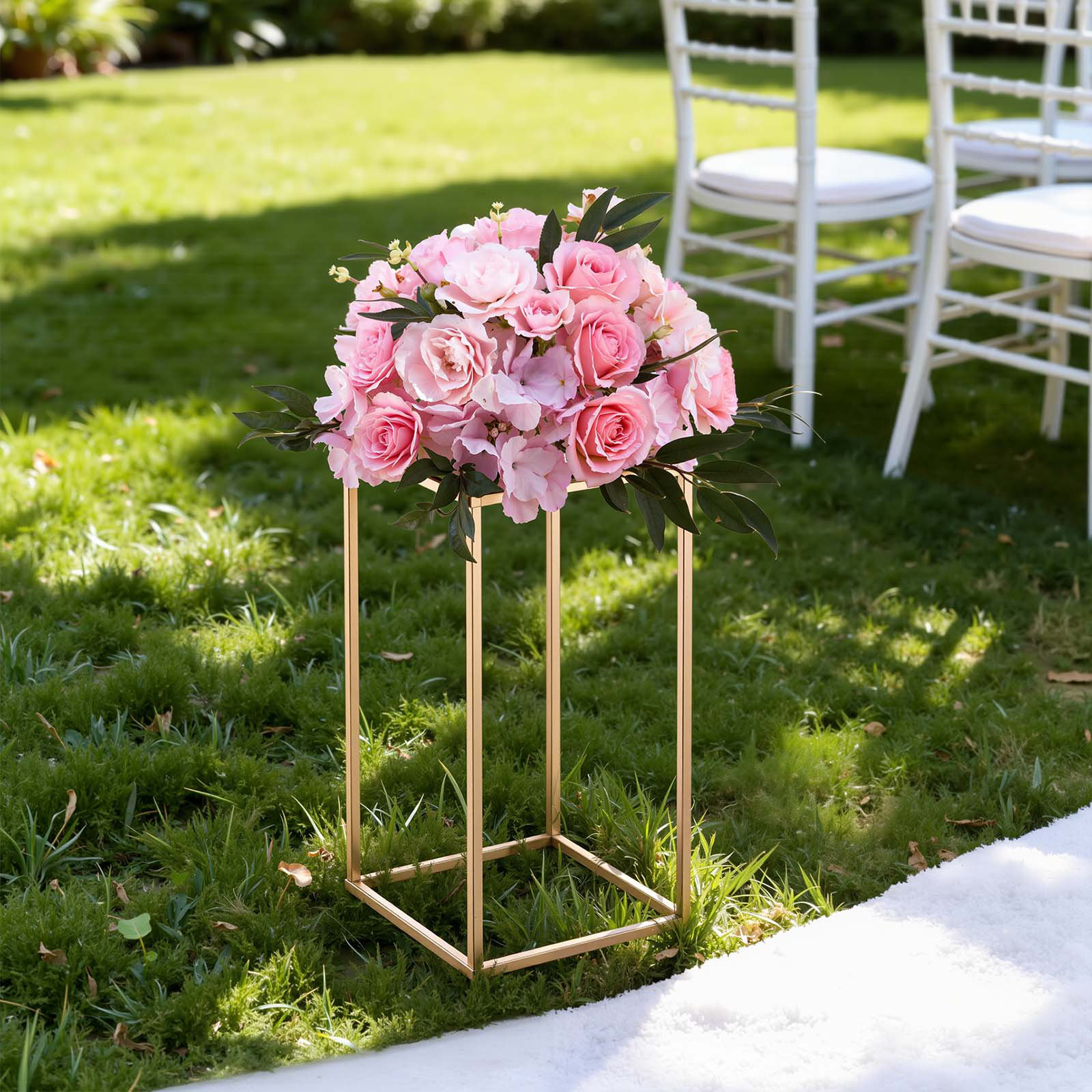 VEVOR Wedding Flower Stand, 23.62-inch Column Flower Stand, Floral ...