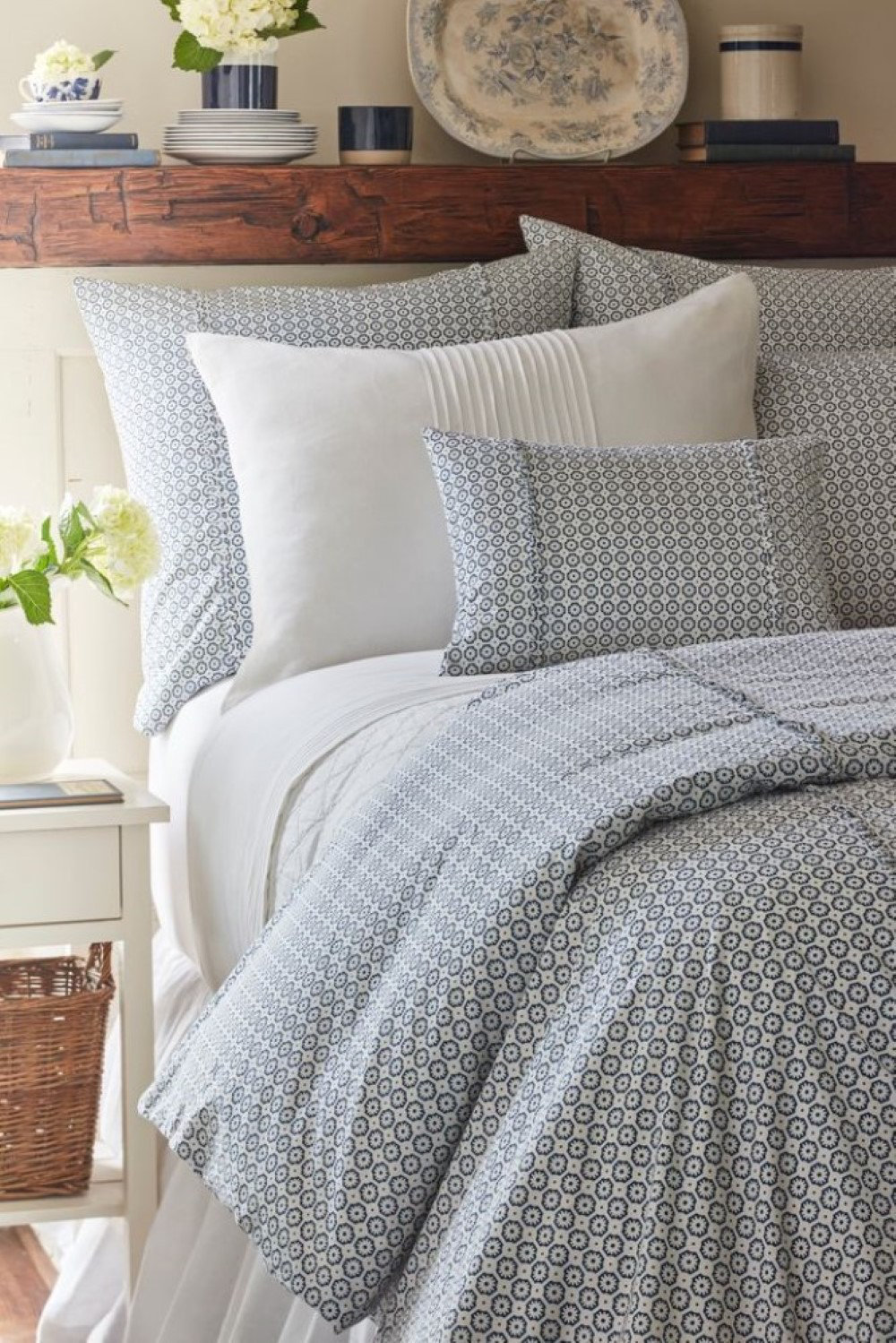 Taylor Linens Carolina Indigo Standard Sham | Wayfair