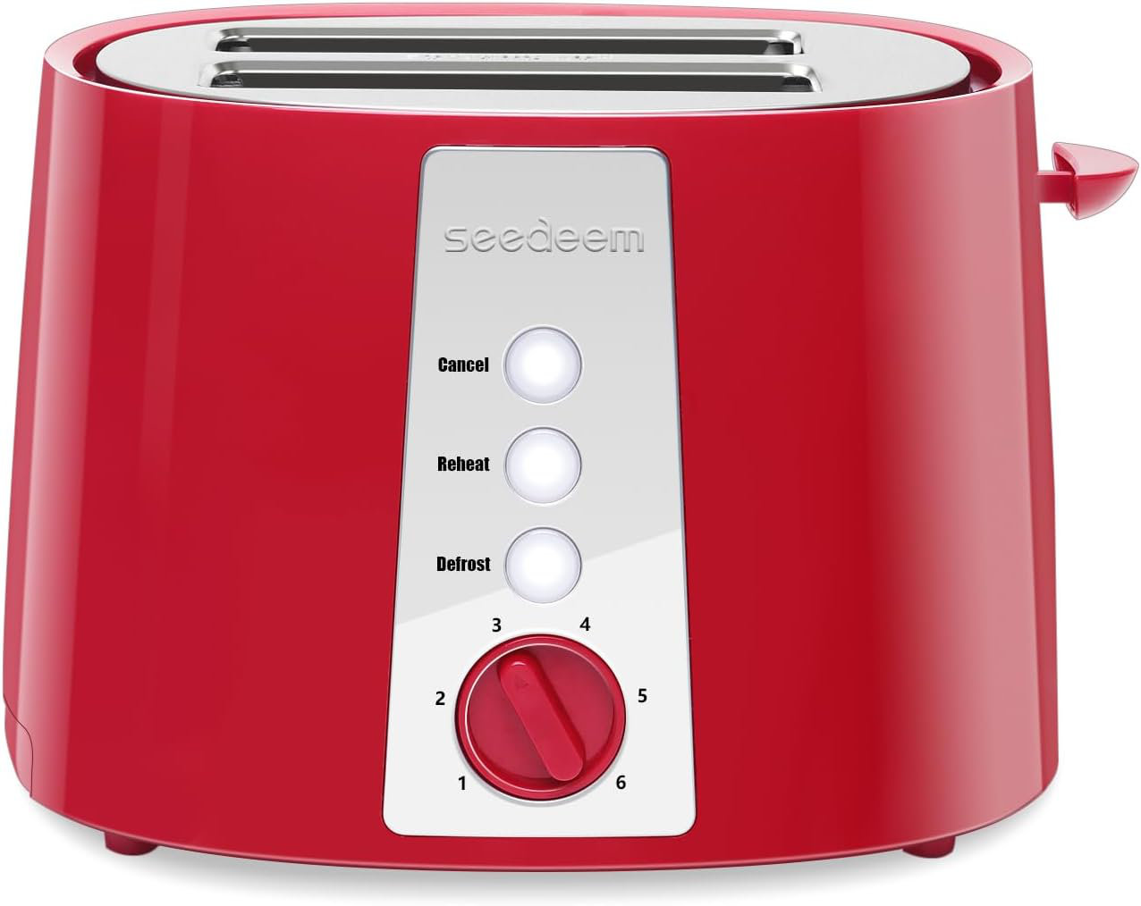 Seedeem Toaster 2 Slice, Extra Wide Slot Toaster, 7 Shade Settings ...