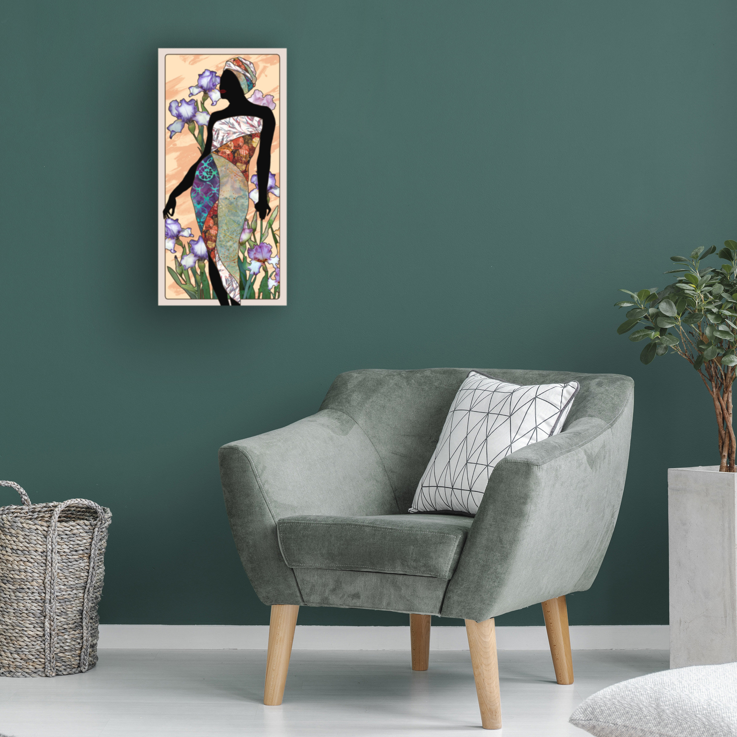 Bungalow Rose Alonzo Saunders Cosmopolitan Woman I Canvas Wall Art ...