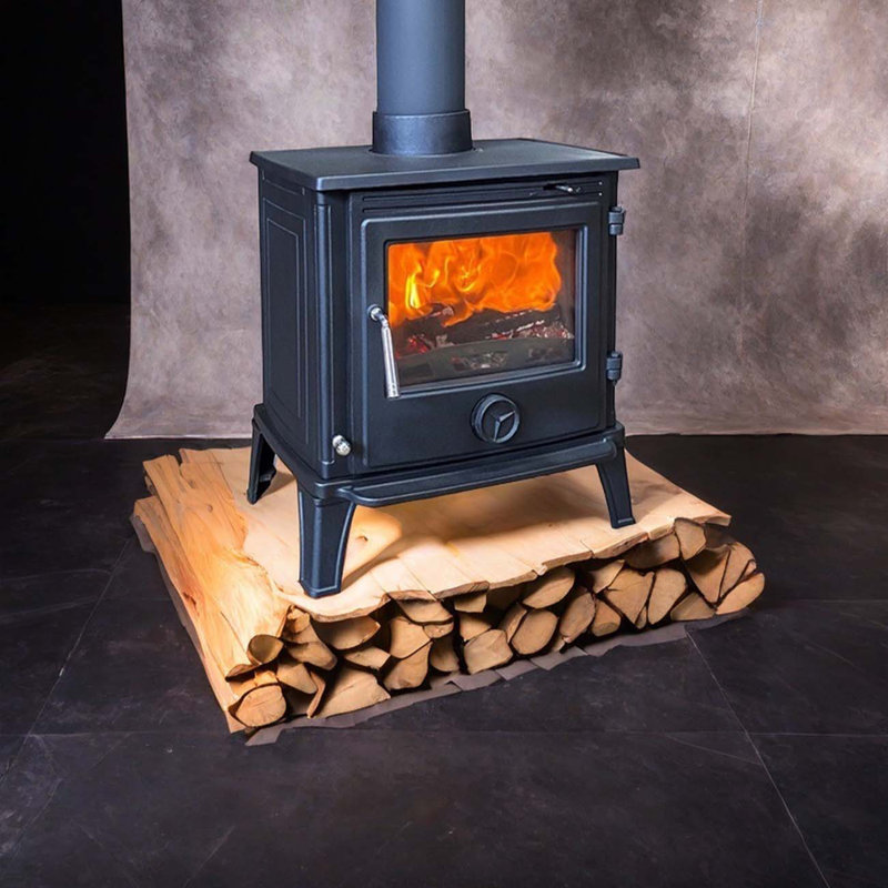 Hart Enjoy life Small domestic cast iron wood heating stove | Wayfair