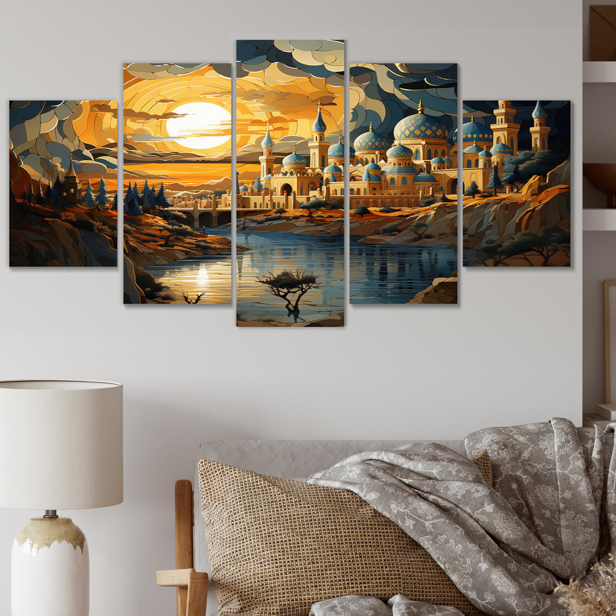 Lark Manor™ Islam Islamic Intricacy This II - Islamic Wall Art Print ...