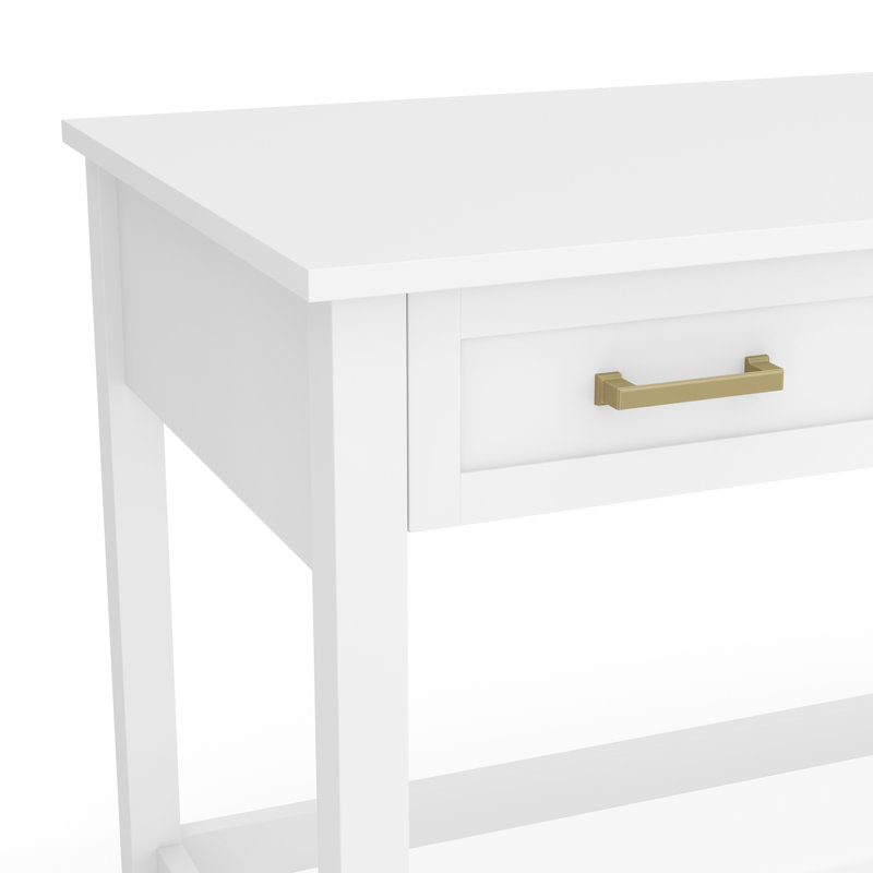 Martha Stewart Hutton Shaker Style Home Office Desk With 3 Drawers ...