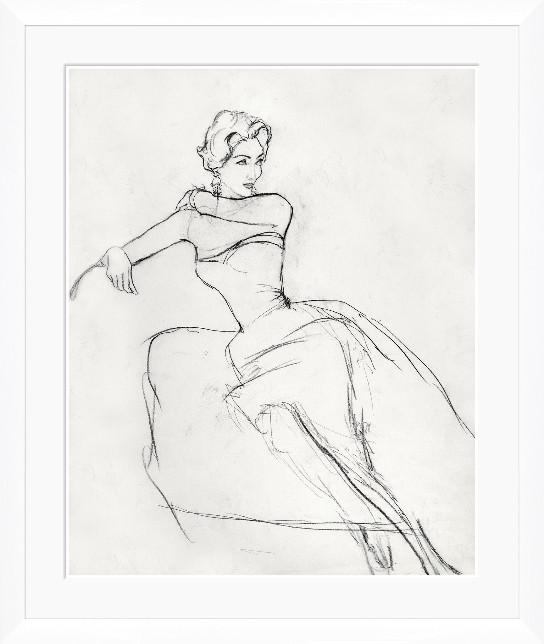 Soicher Marin Vogue Magazine, Seated Woman, Carl Erickson, April 15 ...