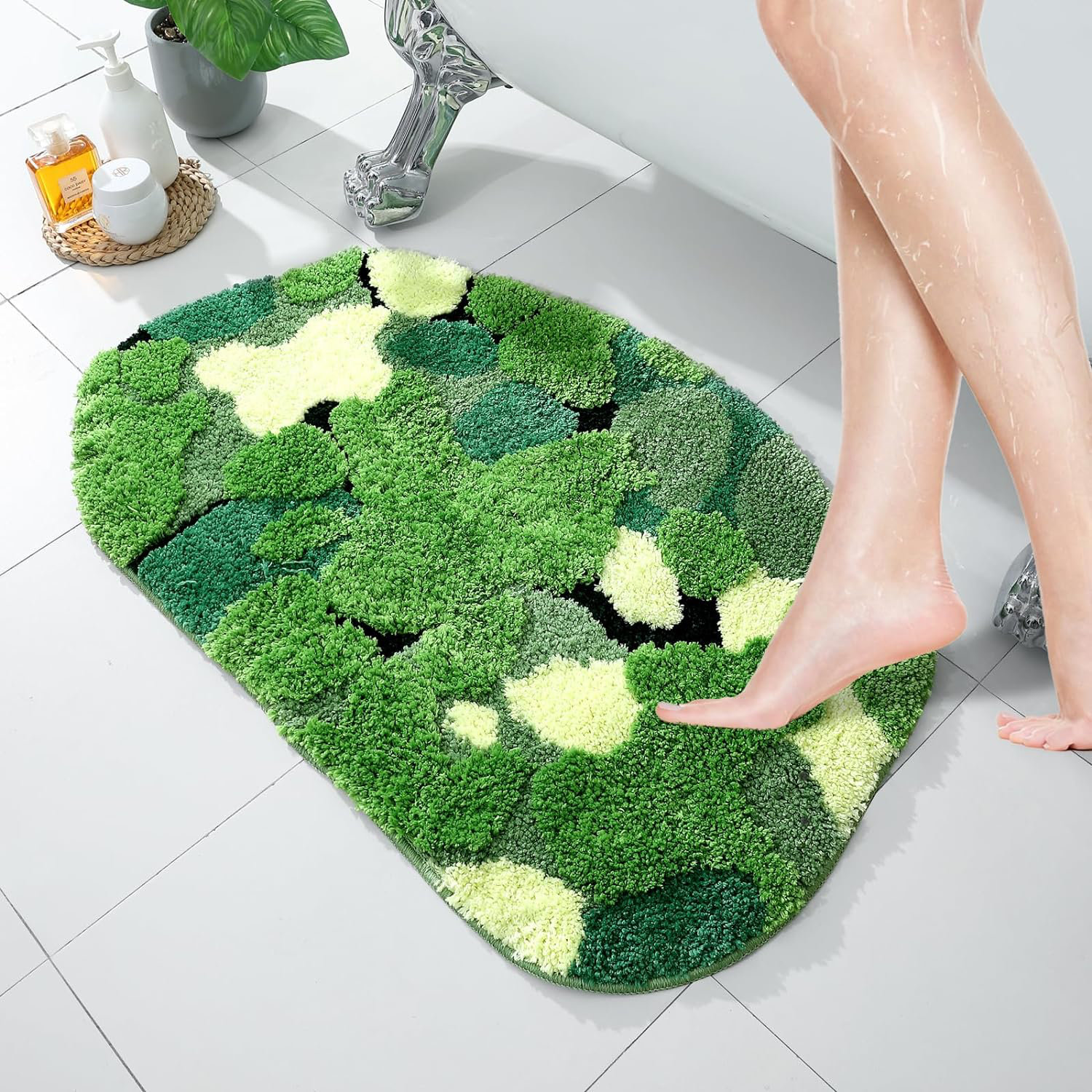 Ivy Bronx Charnese Cotton Twill Bath Mat | Wayfair