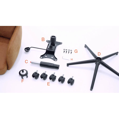 George Oliver Kopko Swivel Faux Leather Task Chair & Reviews | Wayfair