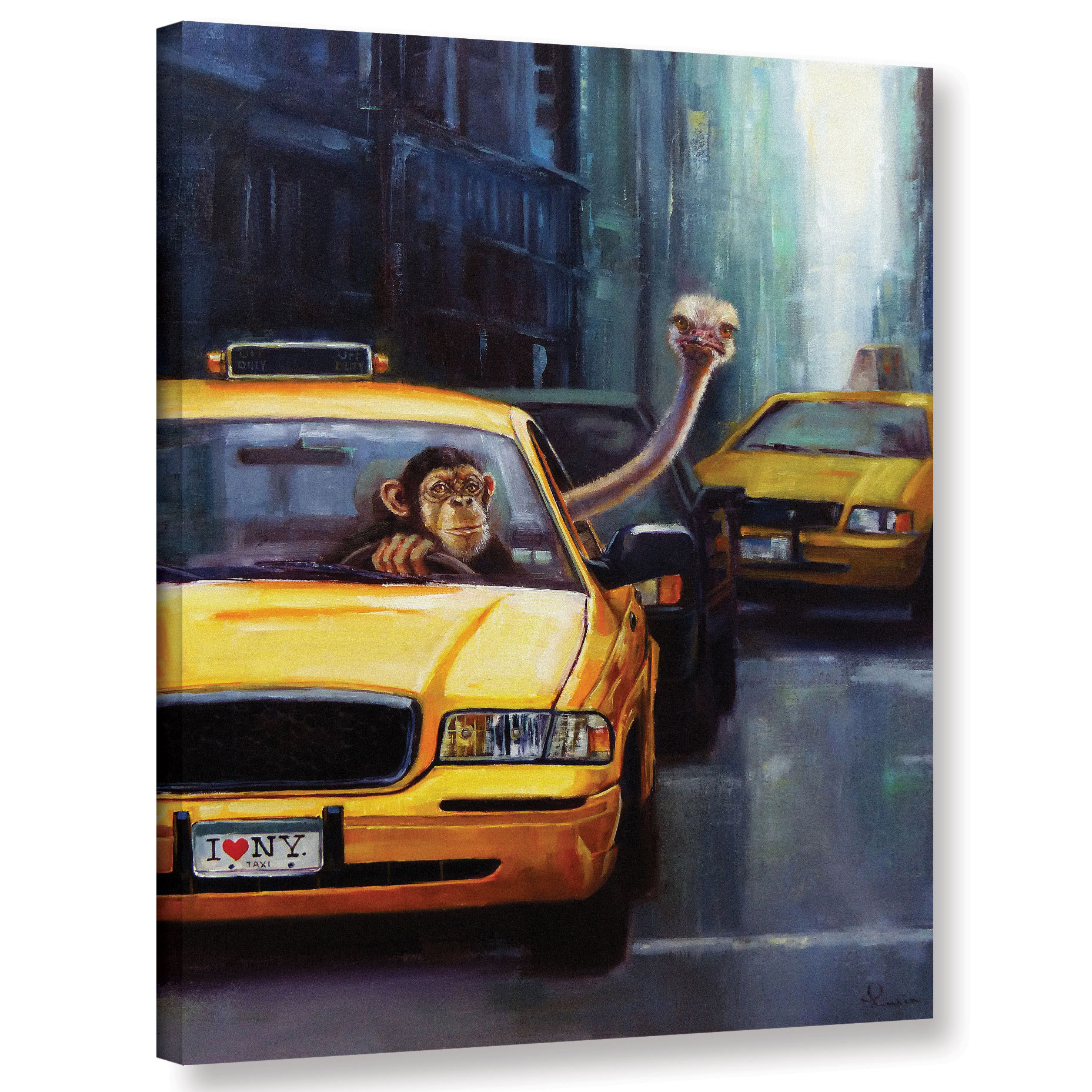 Trinx Poynor 'Rush Hour' Painting Print on Canvas - Wayfair Canada