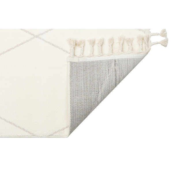 Lofy Urb Hand Knotted Geometric Rug | Wayfair