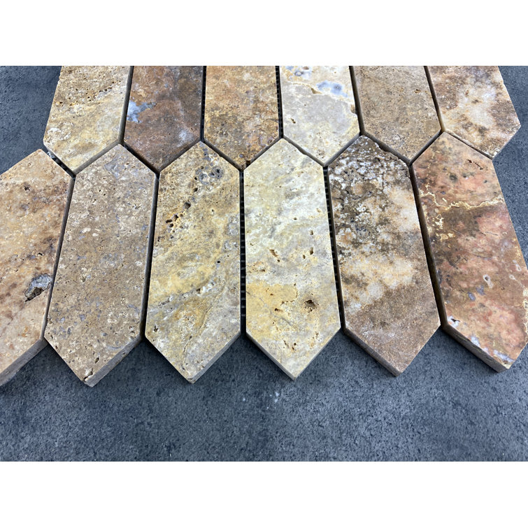Miletos Stone Collection Natural Stone Mosaic Tile | Perigold
