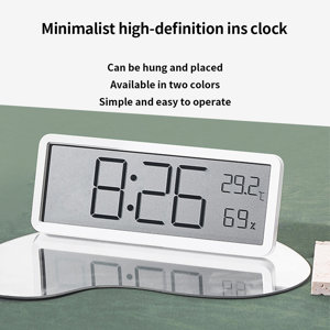 Ebern Designs Digital Alarm Clock,lcd Display With Temperature&humidity ...