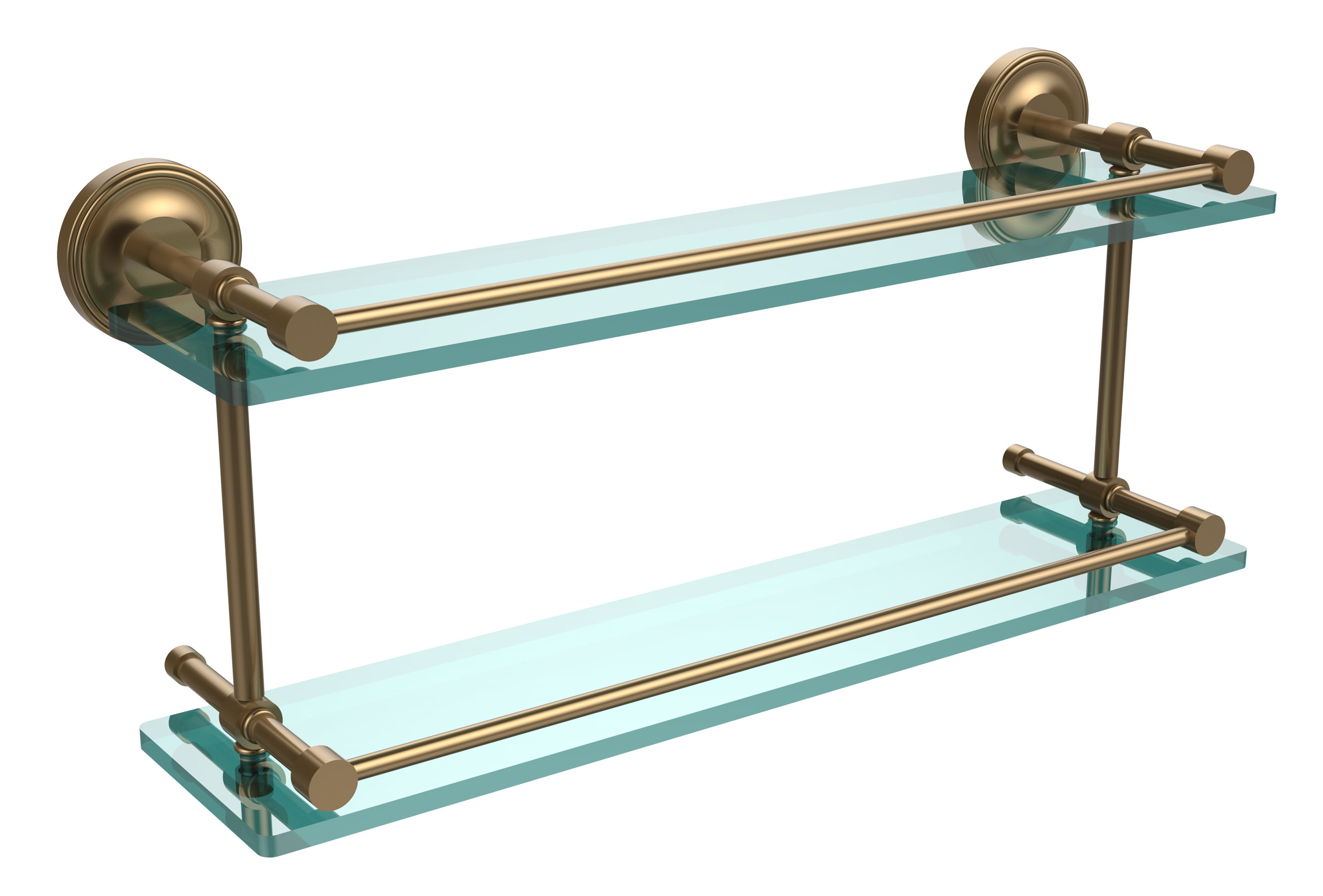 Charlton Home® Alcott 2 Piece Tiered Shelf | Wayfair