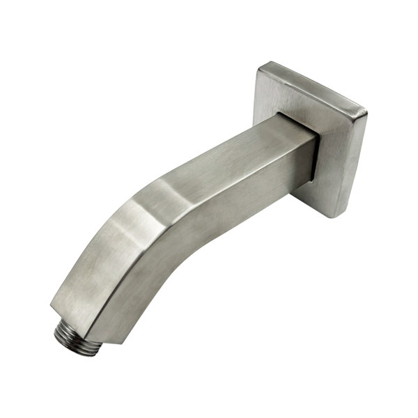 SMARTLET 6" Shower Arm With Flange,wall Mounted Square Shower Pipe Arm ...