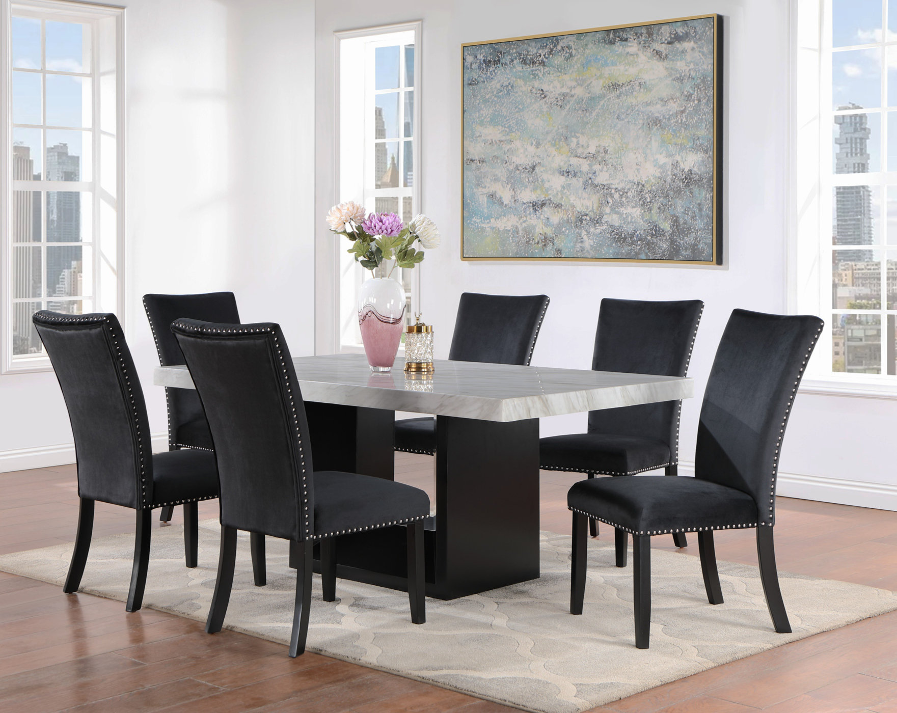 Hokku Designs SHEENA 5PC DINING TABLE SET - Wayfair Canada
