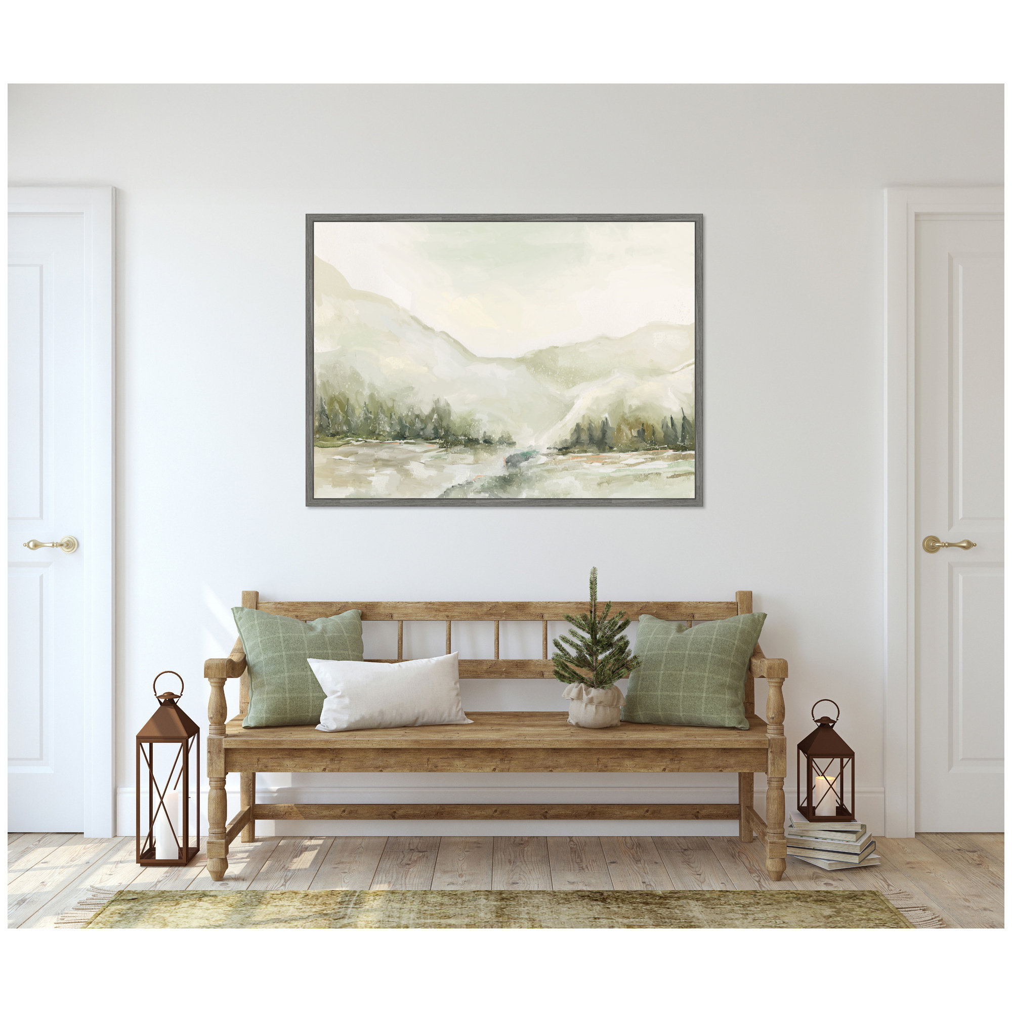 Lark Manor™ Winter Landscape 6 by Annie Quigley Framed Canvas Wall Art ...