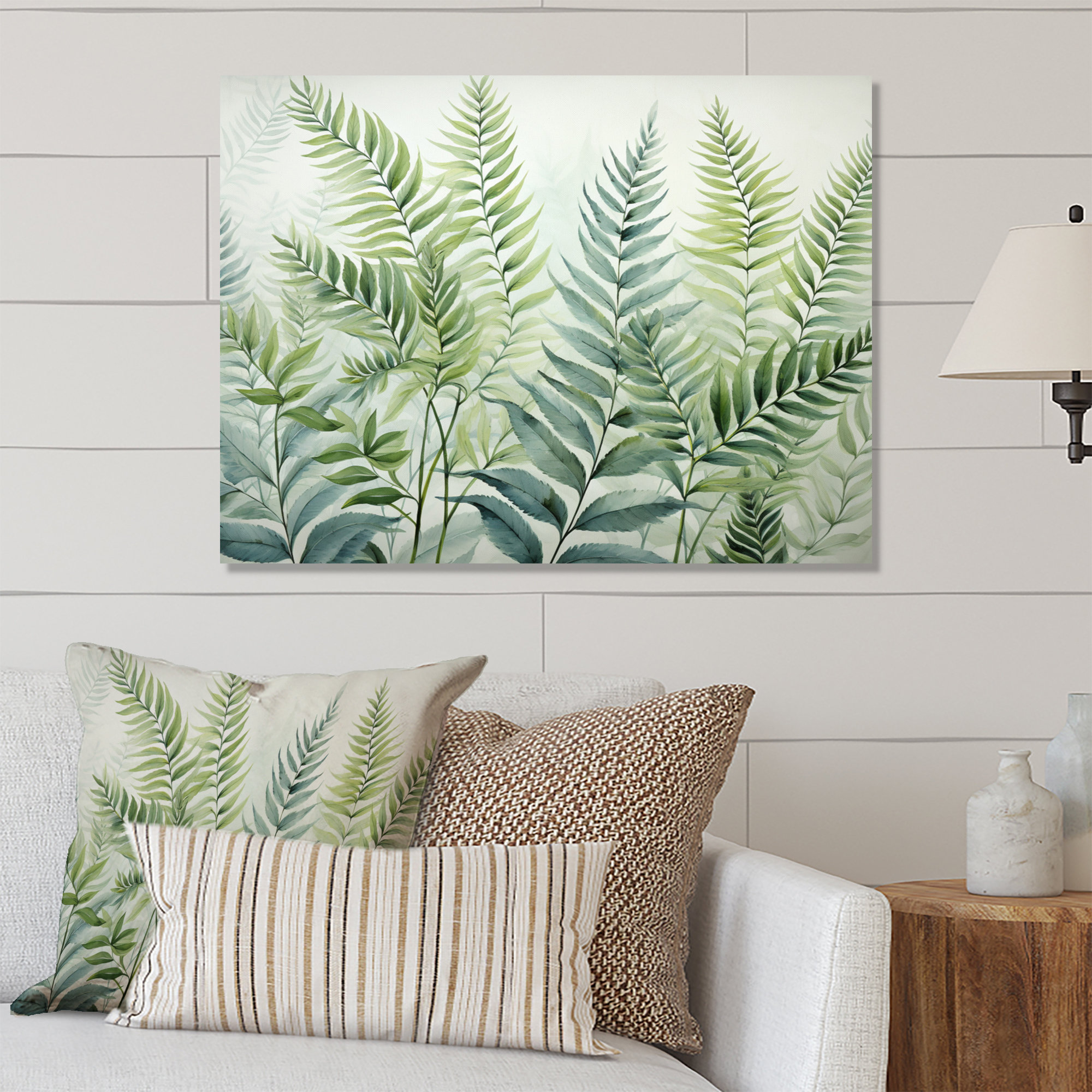 Winston Porter Ferns Enchanting Ferns III - Floral Metal Art Print ...