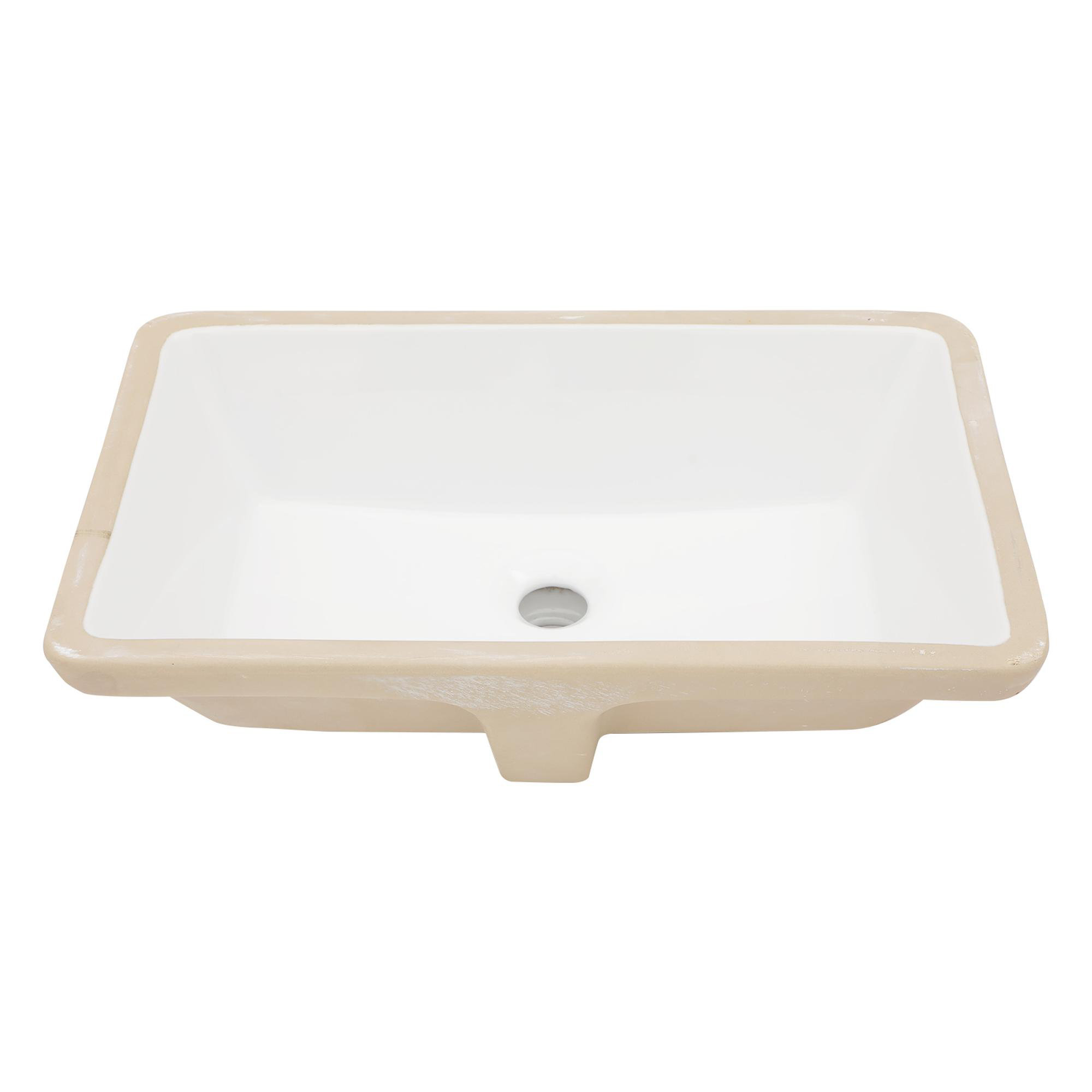 Viwebaily Undermount Rectangular Ceramic Sink | Wayfair