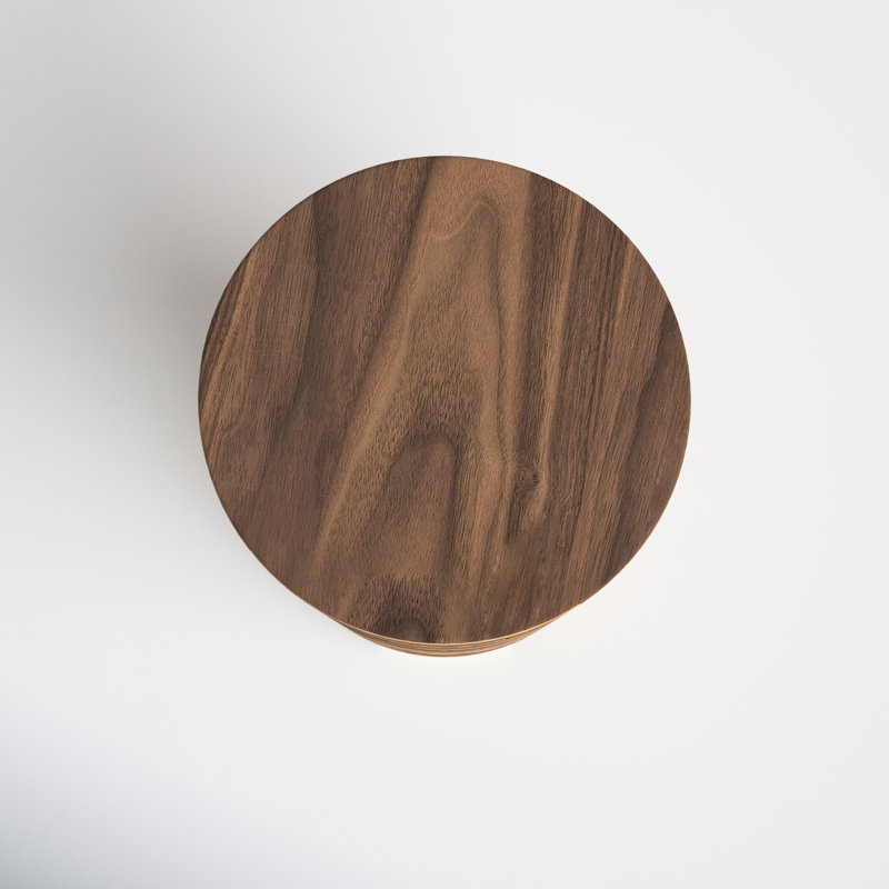 Joss & Main Pippin Solid Wood Drum Plant Table | Wayfair