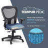 Tempur-Pedic TP9000C Mesh Swivel Task Chair with Tempur Material ...