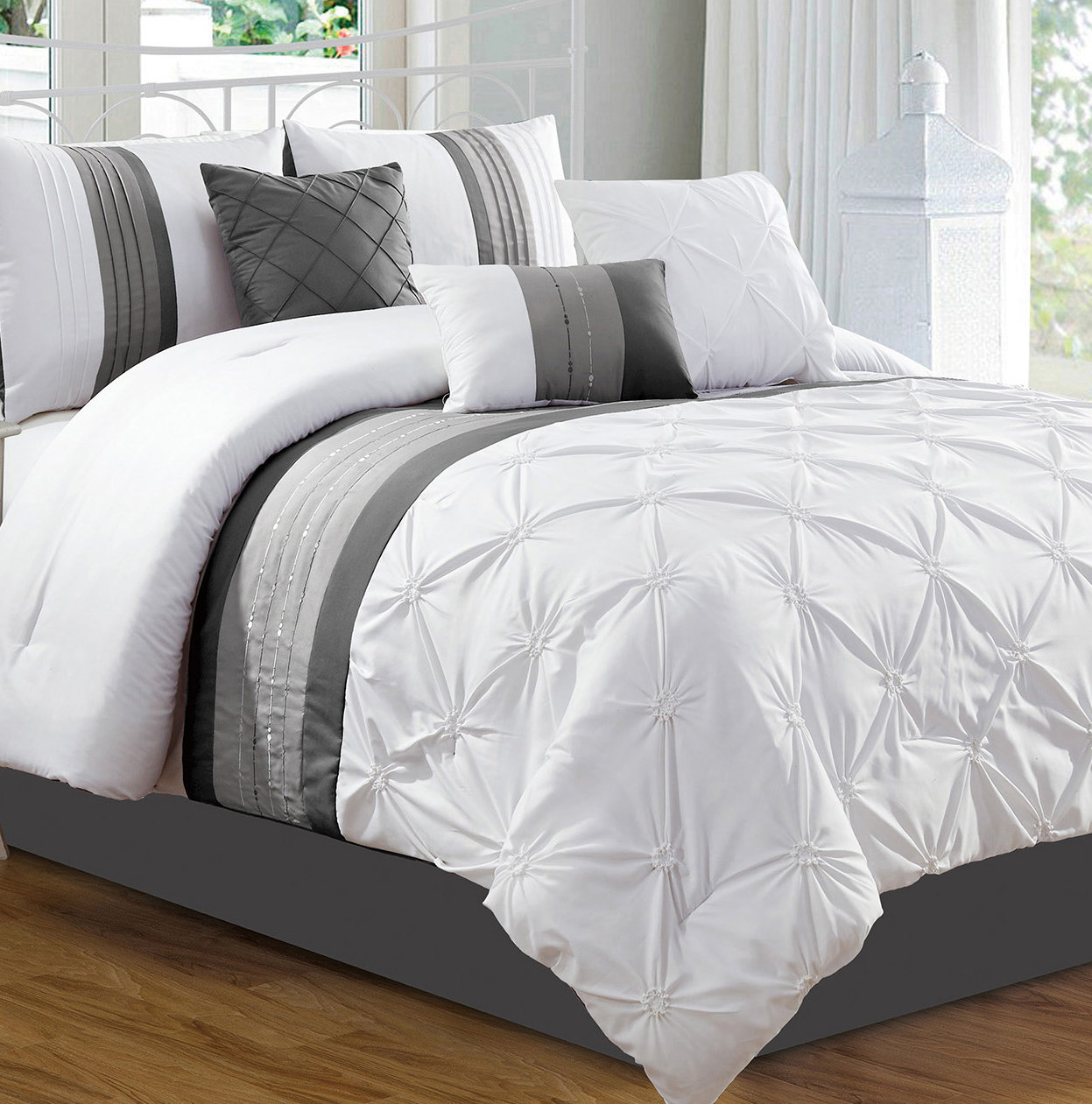 Safdie & Co. Inc. Luxury Bedding Collection Comforter Set & Reviews ...