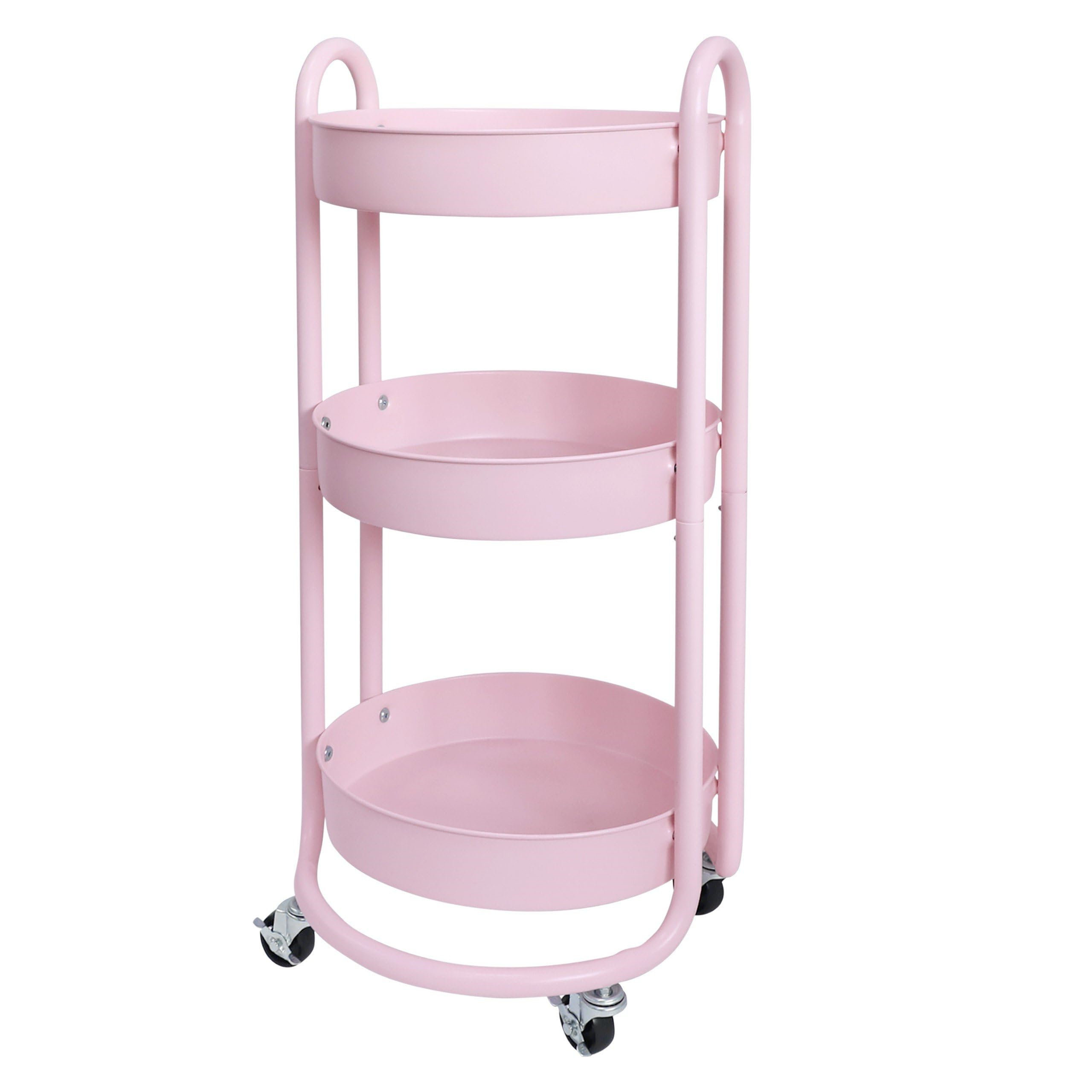 IFBECT Premium 3 Tier Round Rolling Cart - Wayfair Canada