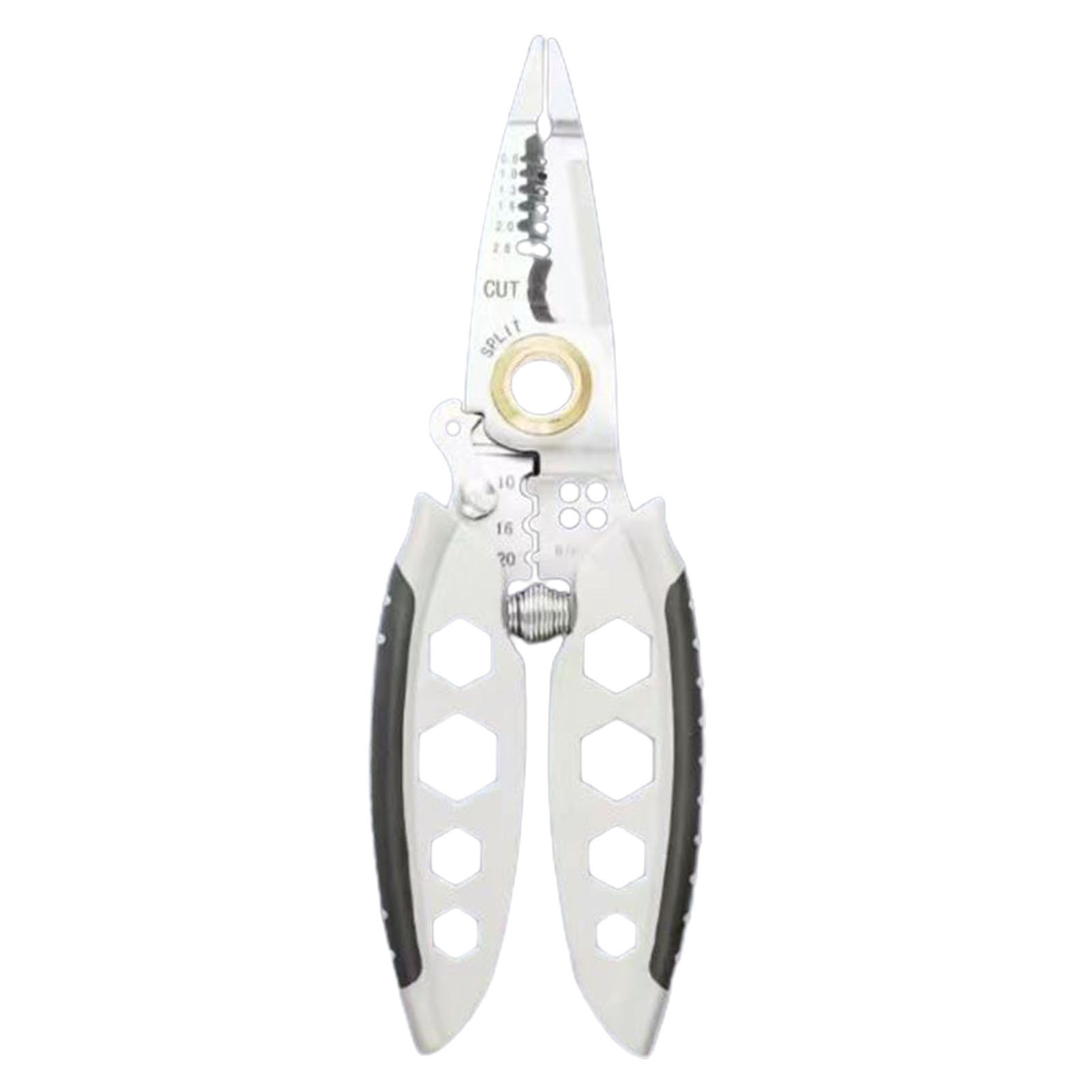 WFX Utility™ Multipurpose Wire Stripper High Density Professional Crimping Tool Wrench Function ...