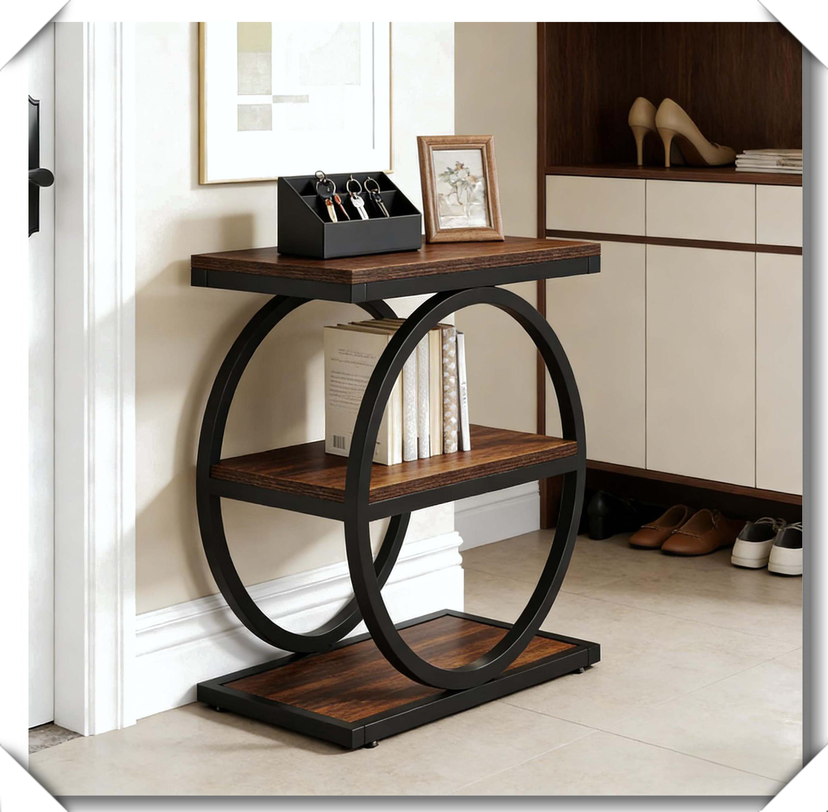 Trent Austin Design® 3-Tier Foyer Table Easy Assembly Sofa Side Table ...