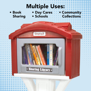 Simplay3 Sharing Library Post Mounted Mailbox & Reviews | Wayfair
