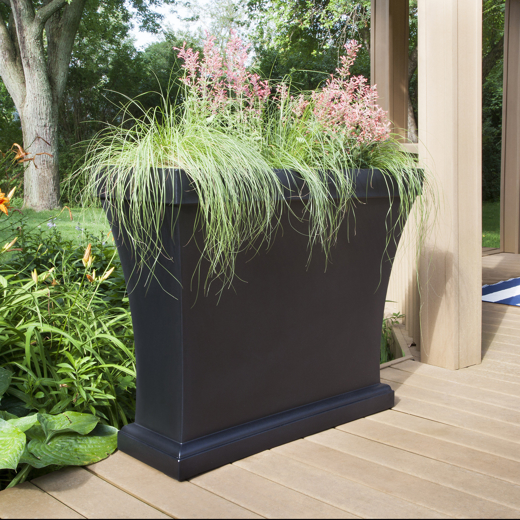 Lark Manor™ Arpil Self-Watering Resin Planter Box | Wayfair