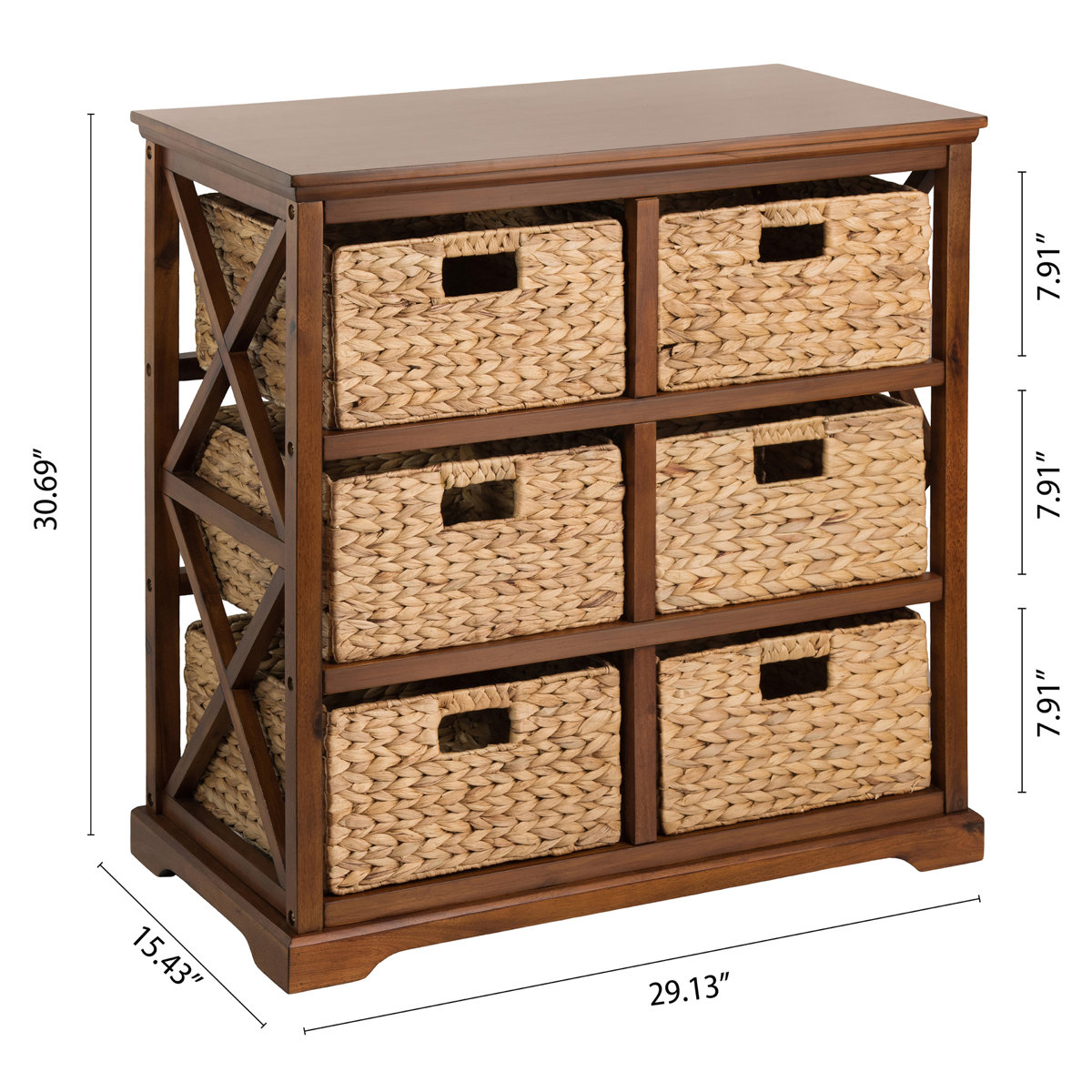 Winston Porter Keathley Solid Wood Storage Drawers & Reviews | Wayfair