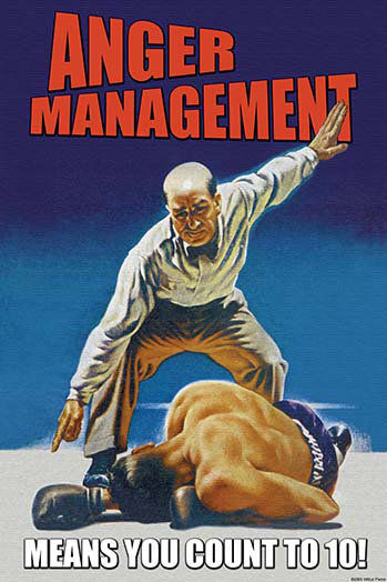 Buyenlarge 'Anger Management' by Wilbur Pierce Vintage Advertisement ...