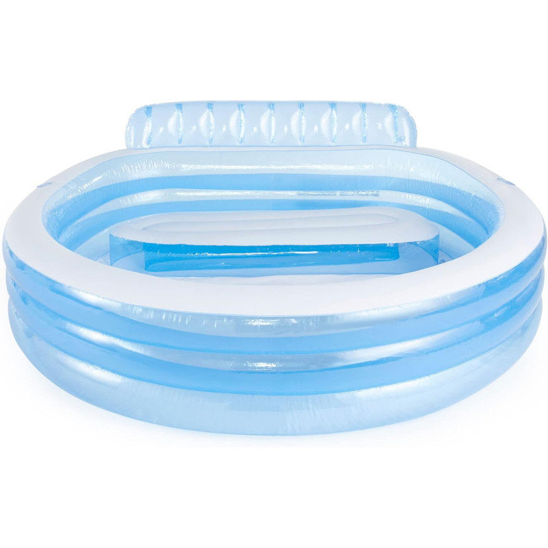 JASODI Swim Centre Inflatable Family Lounge Pool: Built-in Bench – 156 ...