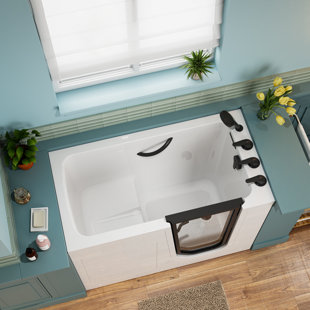 Integrated Seat Bathtubs You'll Love | Wayfair