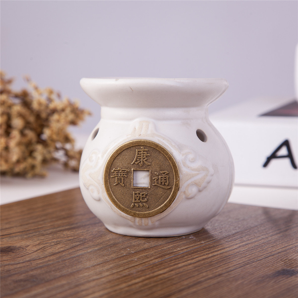 Bungalow Rose Feng Shui Zen Ceramic Essential Oil Diffuser | Wayfair