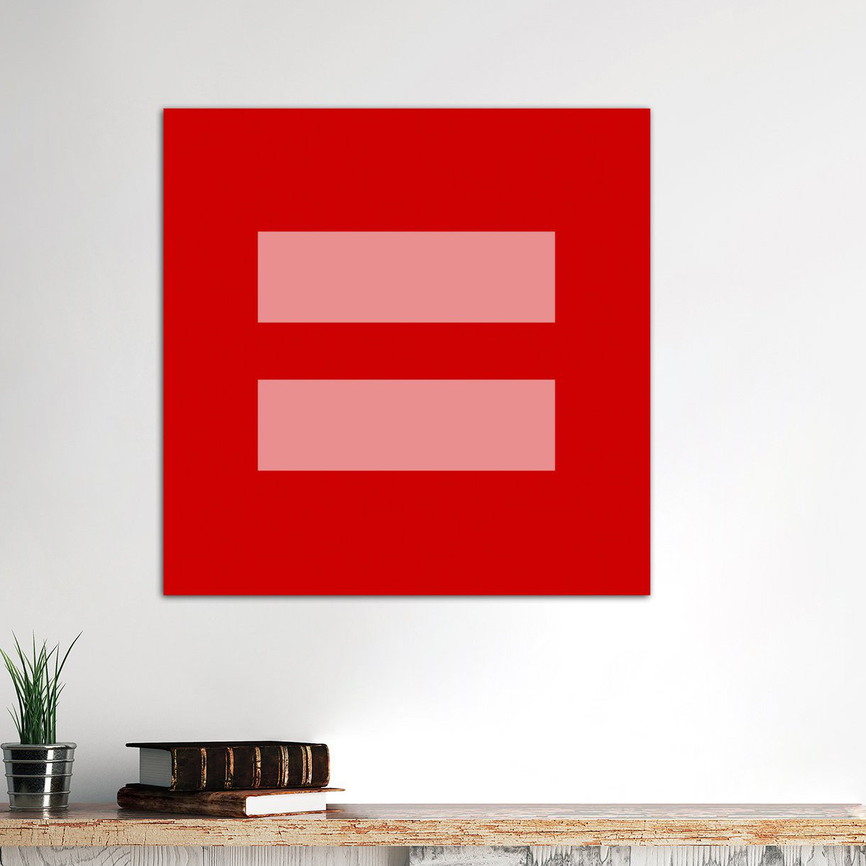 Winston Porter Flags Equality Sign, Equal Rights Symbol Graphic Art on ...