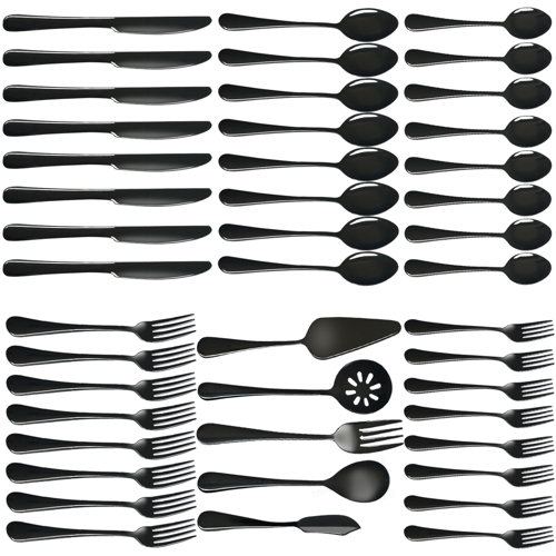 Black Flatware Sets & Black Silverware | From $30 Until 11/20 | Wayfair