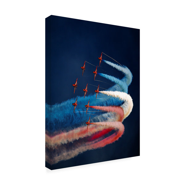 Latitude Run® Billposter Arrows Air Show Outdoor Canvas | Wayfair
