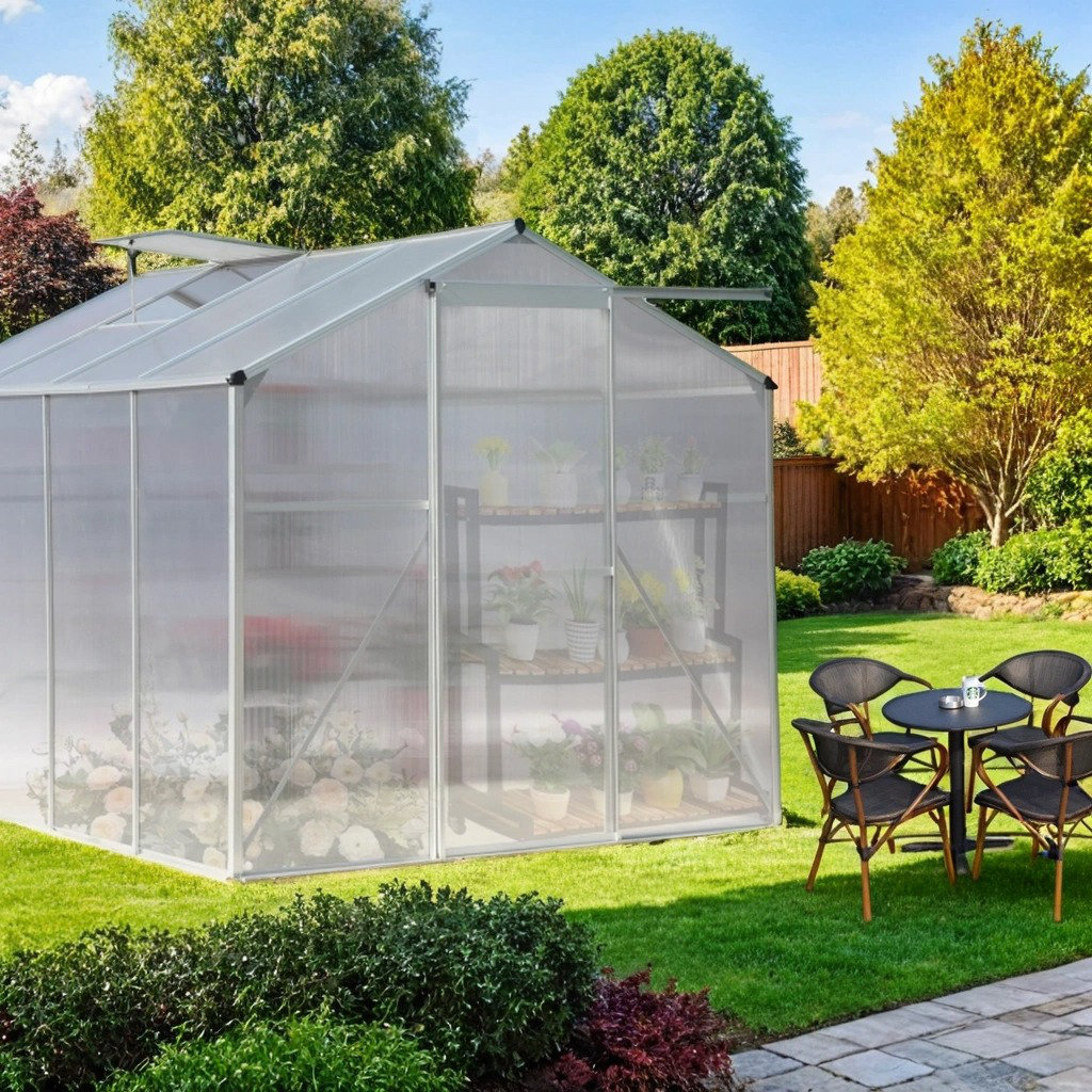 Harmony Edge 8ft x 6ftGreenhouse | Wayfair