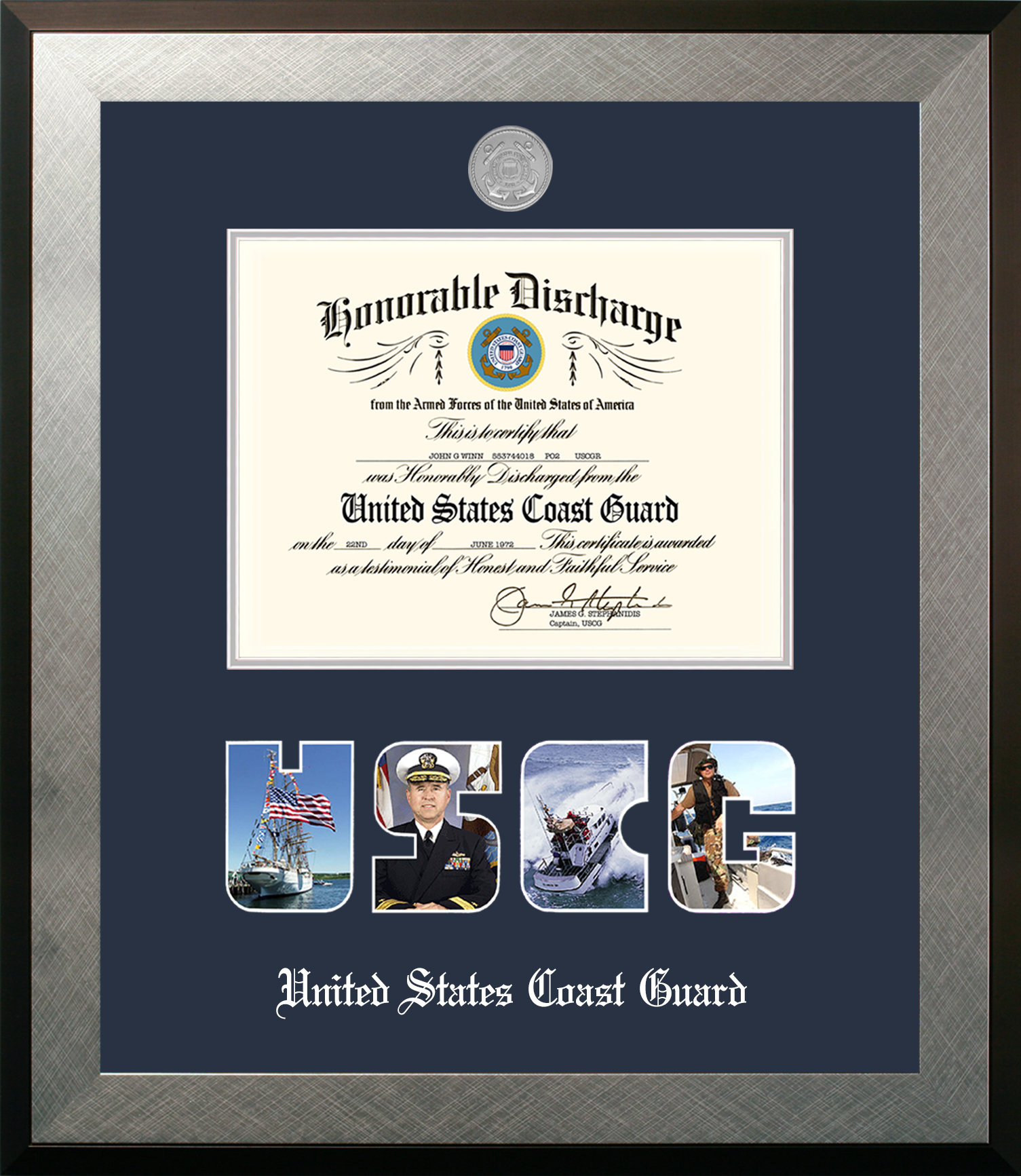 Patriot Frames Coast Guard Discharge Honours Picture Frame - Wayfair Canada