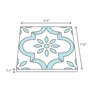 Merola Tile Kings 18" x 18" Ceramic Patterned Wall & Floor Tile ...